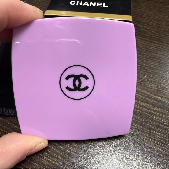 CHANEL | Accessories | Chanel Pink Compact Mirror | Poshmark